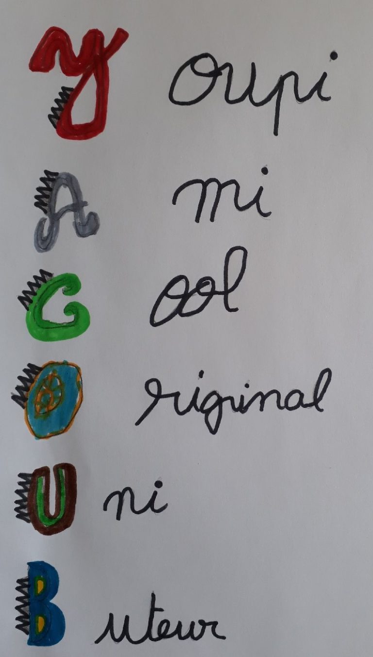 les acrostiches ce1 ce2 | Ponteil élémentaire