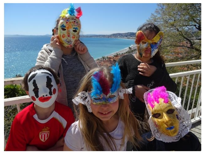 Le travail sur les masques | Groupe scolaire Le Château